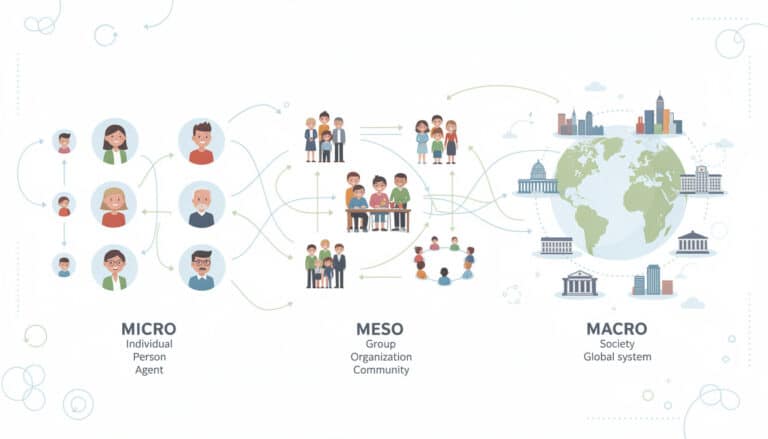 Explorer les niveaux méso, macro et micro des systèmes complexes